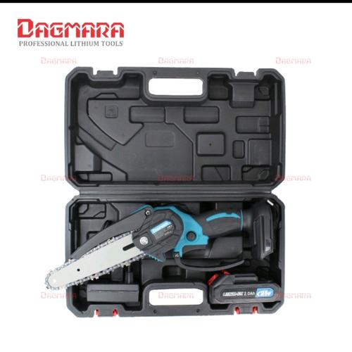 Jual CHAINSAW CORDLESS 6inch CHAINSAW BATERAI 20V DAGMARA KAMOLEE ...