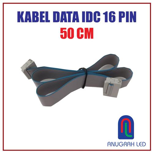 Jual Kabel Data/Kabel Flat/Kabel IDC 16pin panjang 50cm - Kab. Klaten ...