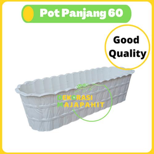 Jual Pot Segi Panjang Kayu 60cm Putih Gentong Plastik 60 Cm Besar 50 60 ...