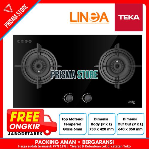 Jual Teka Linea Hob Kompor Gas Tanam 2 Tungku GLM 73 2G / 73.2G - Kab ...