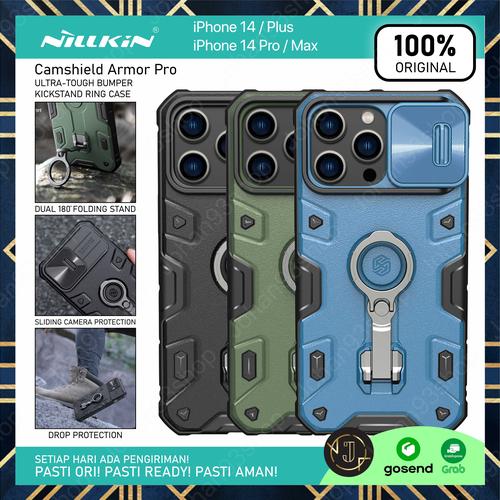 Jual Case iPhone 14 Pro Max Plus NILLKIN CamShield Armor Pro Bumper ...