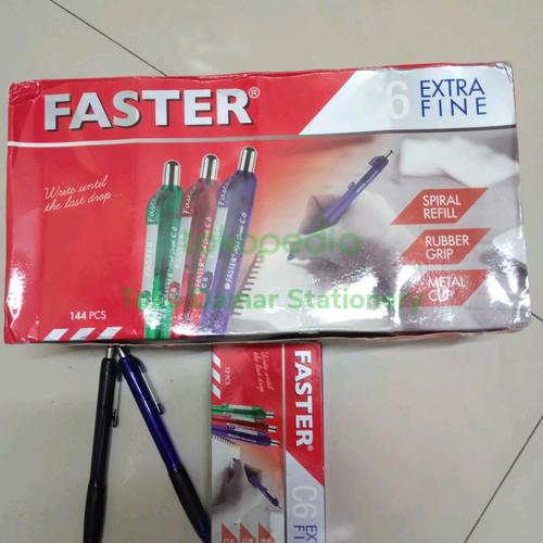 Jual Faster C6 cetrek original harga 1 pack/12pcs - Biru - Jakarta ...