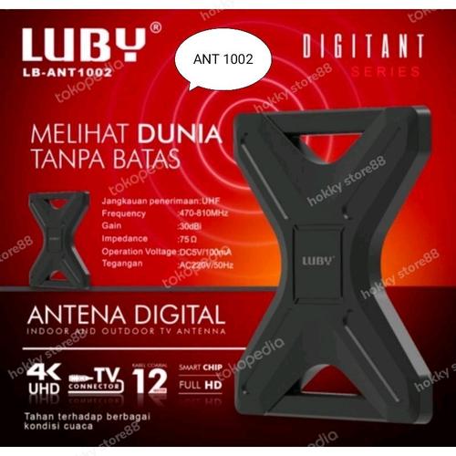 Jual Antena Digital Luby LB-ANT1002 / Antena Tv Indoor Outdoor Luby ...