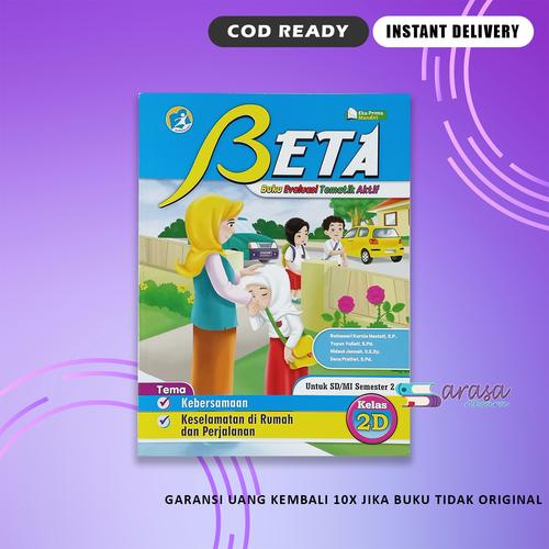 Jual BUKU BETA TEMA 2D KELAS 2 SD/MI BUKU EVALUASI TEMATIK AKTIF - Kota ...