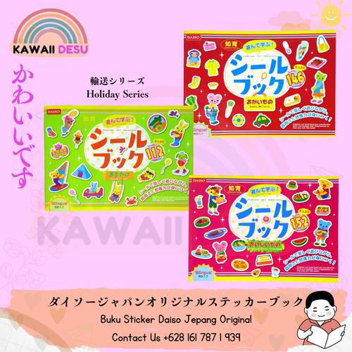Jual Daiso Bundle Series Book Sticker Japan Original - Holiday ...