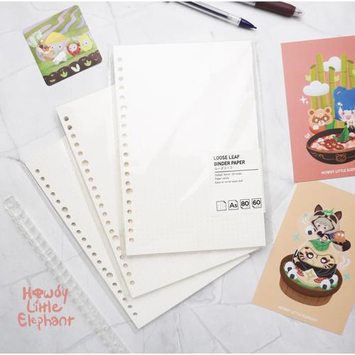 Jual DIY Loose Leaf Binder Paper Dotted Aesthetic - Jakarta Utara ...