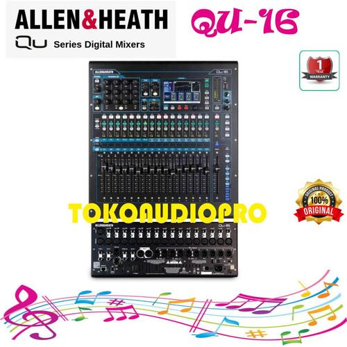 Jual Allen&Heath QU16 16-Channel Rack Mount Digital Mixer Original QU ...