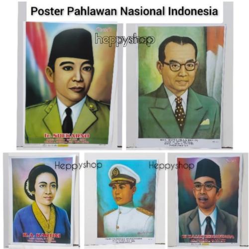 Jual Poster Pahlawan Nasional Indonesia Tokoh Nasional RI - Akhmad Yani ...