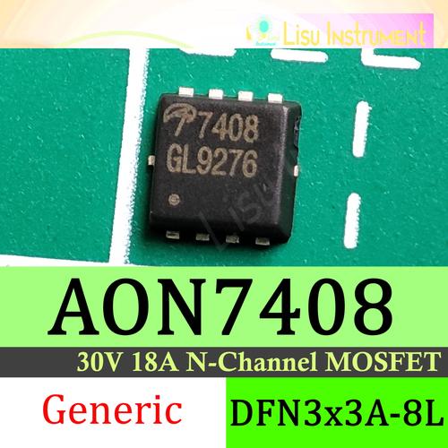 Jual AON7408 7408 30V 18A N-Channel MOSFET DFN_3x3mm DFN-8 - Alpha ...