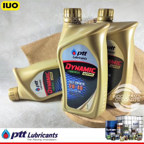 Promo Oli Diesel 5W40 PTT Dynamic Commonrail Full Synthetic 1L ACEA A3 ...