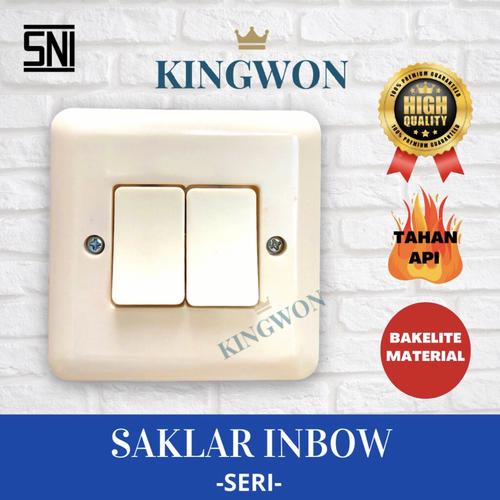 Jual SAKLAR INBOW (IB) SAKLAR SERI STOP KONTAK DOUBLE SWITCH SAKLAR ...