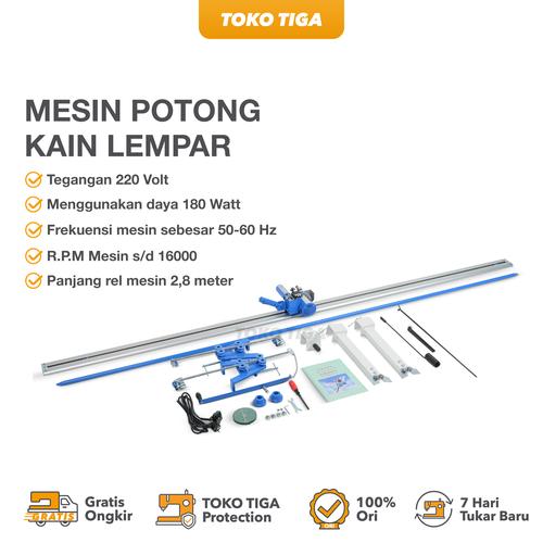 Jual Mesin Potong Kain Lempar / Mesin Potong Rel / End Cutter Machine ...