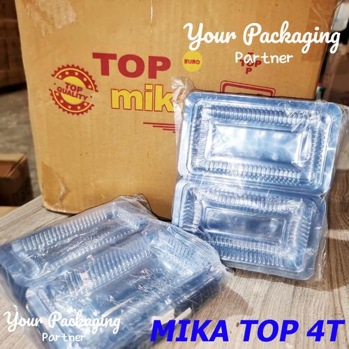 Jual MIKA TOP 4T MIKA KUE BUNGKUS WADAH TEMPAT MAKANAN ROTI KUE BOX ...