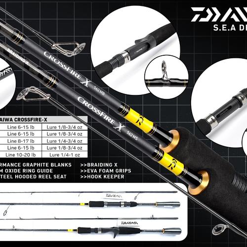 Jual JORAN BC DAIWA CROSSFIRE X 2018 602MHB - Kota Pontianak - VCW FISHING SHOP | Tokopedia