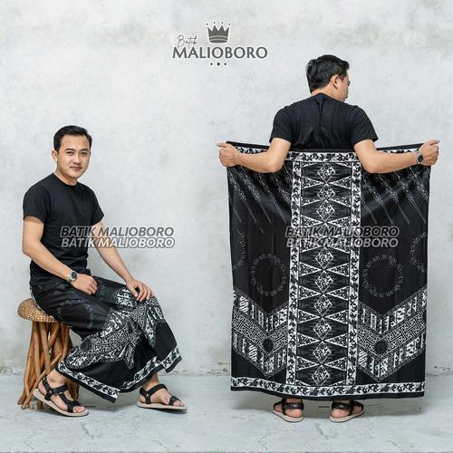 Jual Sarung Aksara Dewasa - Jawa - Batik Malioboro - AKSARA-Coklat ...