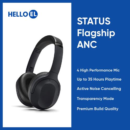 Jual STATUS Flagship ANC Wireless Transparency Mode Buetooth Headphones ...