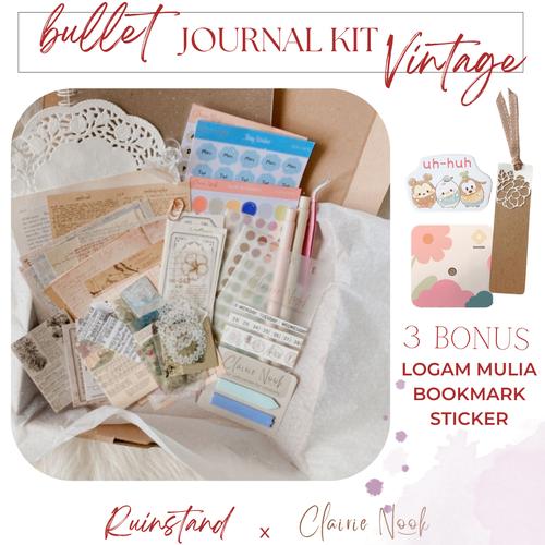 Jual Bullet Journal Kit Vintage - Jurnal Kit - Scrapbook Kit Clairie ...
