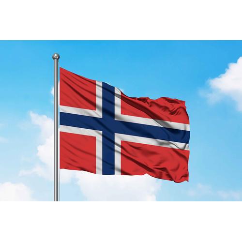 Jual Bendera Negara Norwegia bekualitas berbagai ukuran - 60cm x 90cm ...