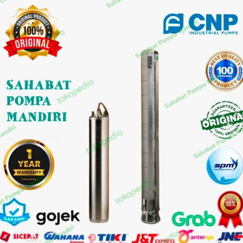 Jual Pompa air satelit submersible CNP SJ 8-10 motor planklin 1'5KW 2 ...
