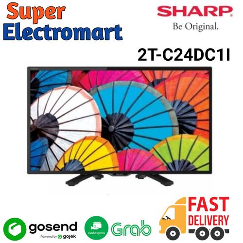 Jual SHARP LED TV 2T C24DC1I DIGITAL TV 24 INCH USB HDMI INPUT - Kota ...