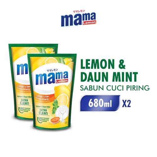Promo Mama Lemon Sabun Cuci Piring Lemon 680 ml x 2 pcs - - Wings ...