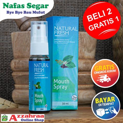Jual NATURAL FRESH Mouth Spray Mulut - Parfum Penghilang Bau Mulut ...
