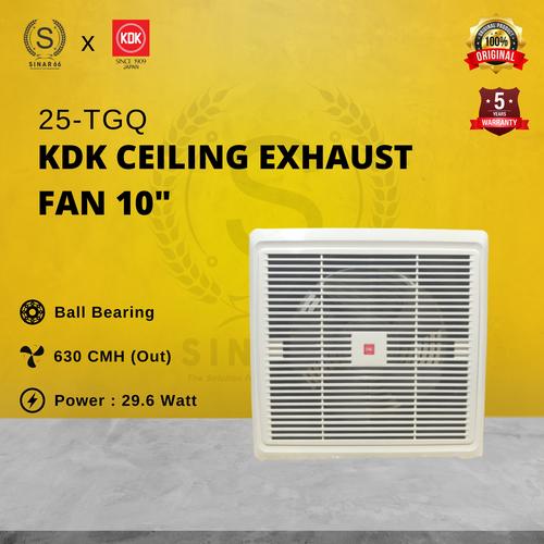 Promo KDK CEILING EXHAUST FAN PLAFON 10" 10 INCH 25TGQ 25 TGQ - UNIT ...