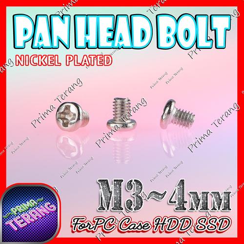 Jual Baut Skrup PC Casing CPU Komputer DVD Rom HDD SSD PCI VGA PH M3x4 ...