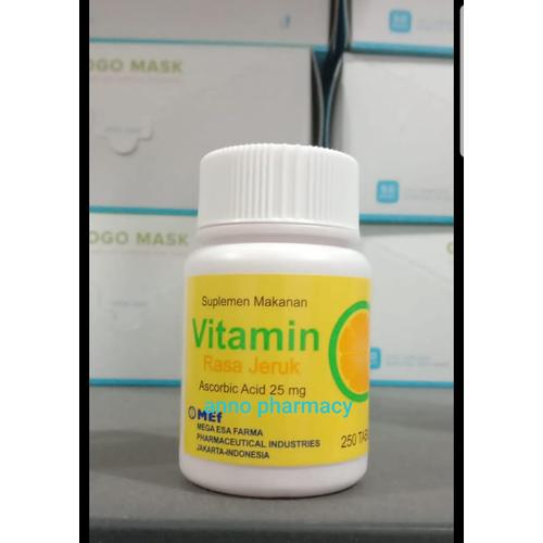 Jual Vitamin C 25 mg harga botol isi 250 tablet - Jakarta Barat - Anno ...