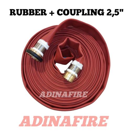 Jual Fire Hose Rubber Coupling Machino Tanpa Merk 2,5''x20mtr / 2,5 ...
