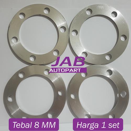 Jual SPISER/SPACER Ban Roda Velg Mobil 8mm Hole Lobang 6 Pajero / Set 4 ...