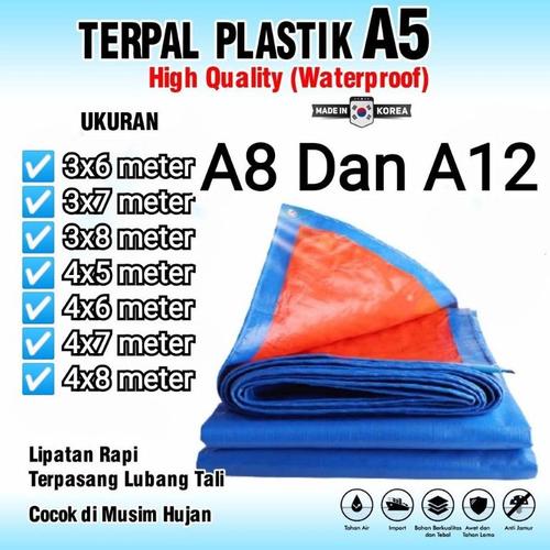 Jual Terpal Lembaran Ukuran 4x5 4x6 4x7 4x8 3x6 3x7 3x8 Terpaulin Korea ...