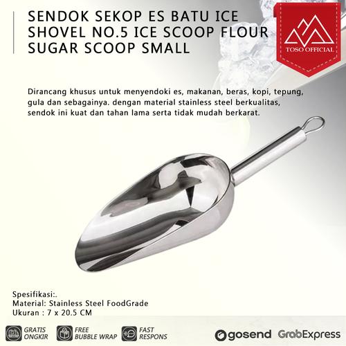 Jual Sendok Sekop Es Batu ICE SHOVEL No.5 Ice Scoop Flour Sugar Scoop ...
