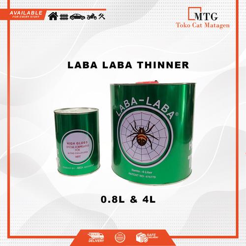 Jual Thinner Tiner Tener Laba Laba / Pengencer Cat 0,8L & 4L - 0,8 L ...