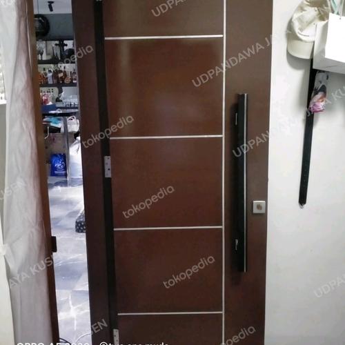 Jual Pintu minimalis solid rata rangka+ kusen kayu kamper - Kota Depok ...