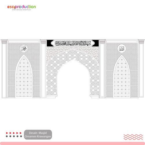 Jual Desain Ornamen Masjid Krawangan - Kab. Bogor - esaproduction ...