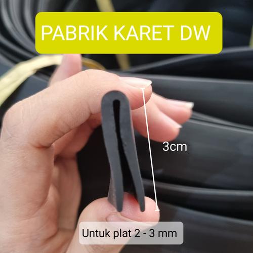 Jual Karet List U Jepit Ukuran 3 cm Lis U 3cm - Jakarta Barat - PABRIK ...