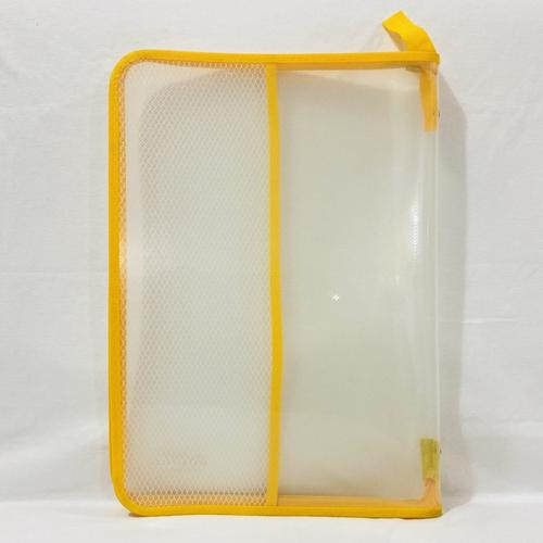 Jual Map Plastik Resleting Jaring Folio LUSIN/Zipper Bag/Map Jala ...