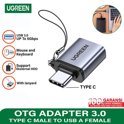Promo Ugreen OTG Mini Adapter Flashdisk Konverter USB to Type C - Abu-abu - Kota Surabaya - Best ...