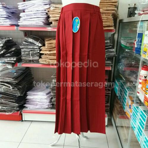 Jual Rok Rempel Merah Panjang SD Rok Panjang Seragam SD - No 3 - Kota ...