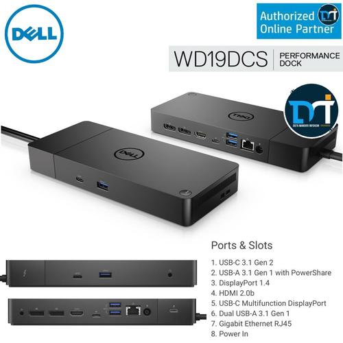 Promo Dell WD19DCS - 5K Performance Dock Docking Station Cicil 0% 3x ...