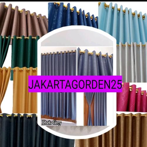 Jual PART 1 / GORDEN PINTU JENDELA EMBOS POLOS 12 SMOKERING / GORDEN POLOS - HITAM, JENDELA ...