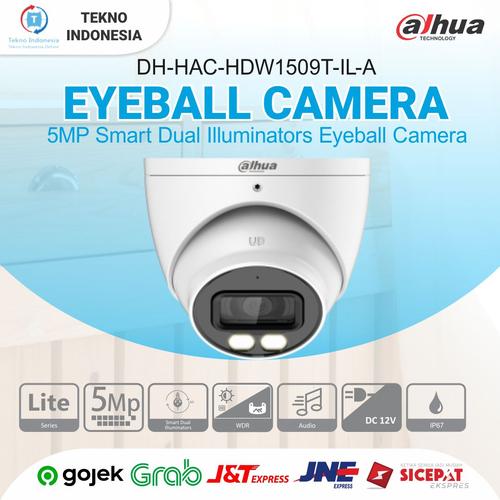 Jual Dahua HAC-HDW1509T-IL-A 5MP Smart Dual Illuminators Eyeball Camera ...