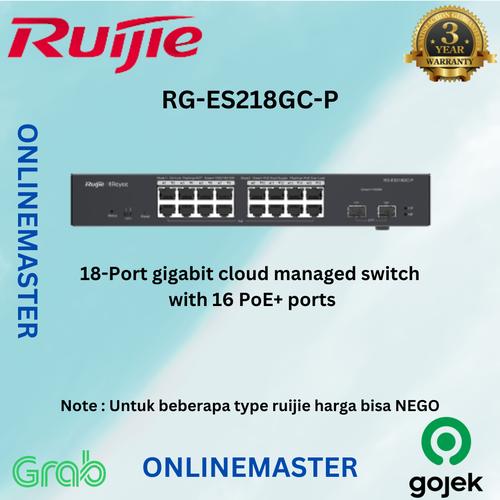 Jual Ruijie RG-ES218GC-P 18-Port Gigabit Smart POE+ Switch 240W - normal - Jakarta Pusat ...