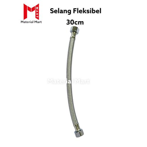 Jual Selang Fleksibel Air Panas 30 CM |Slang Flexible Anyam Wastafel ...