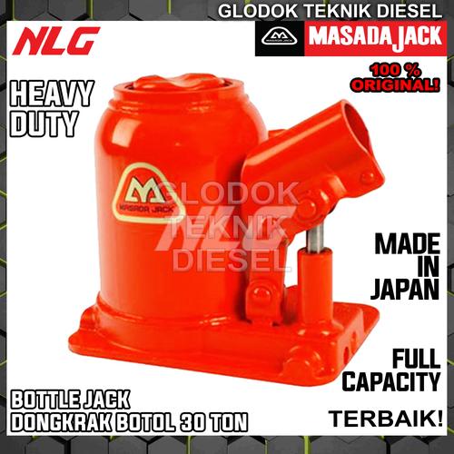 Jual MASADA Dongkrak Botol Hidrolik Bottle Jack 30 TON MH 30 V MH30V ...