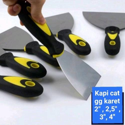 Jual Kapi gagang karet 2 3 4 inch Kape Scrapper Kapi cat - 2" - Kota ...