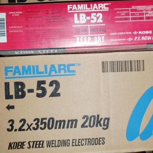 Jual KAWAT LAS LB 52 3 2 MM / KAWAT LAS KOBE LB52 3.2MM (5KG)/ LB 52 3. ...