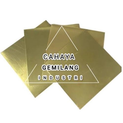 Jual Plat Kuningan Lembaran 0.3mm x 360mm x 1200mm - Brass Plate ...