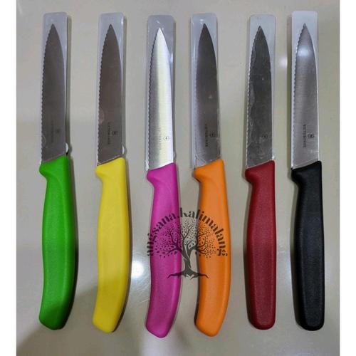 Jual Pisau Daging, Buah, Sayur Gerigi untuk Dapur 10 cm Victorinox ...